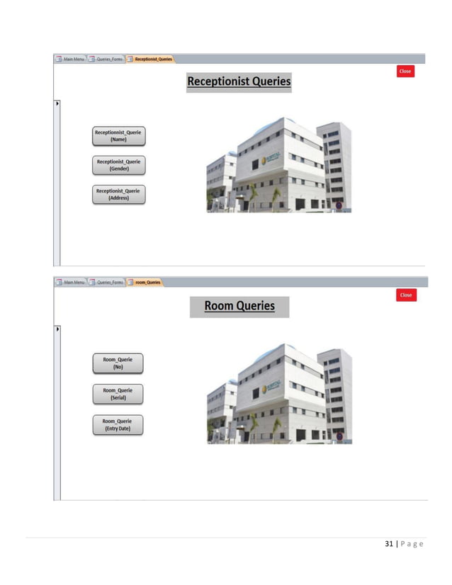 Hospital database management system project report | PDF