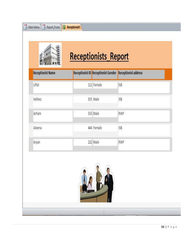 Hospital database management system project report | PDF