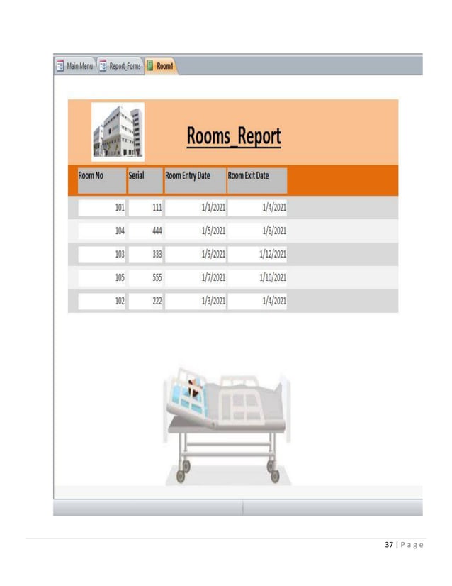 Hospital database management system project report | PDF