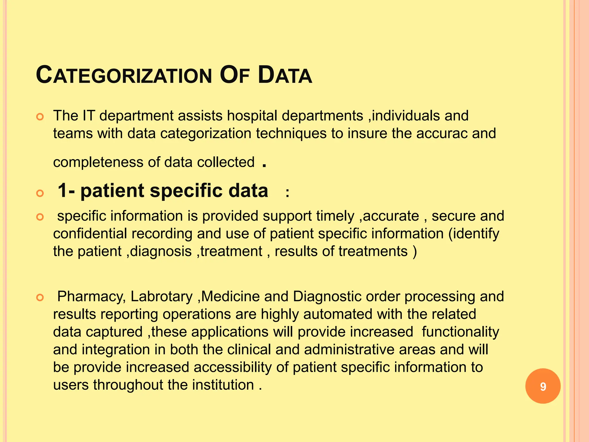 Hospital data management and its usesto enhance the uses of data. | PPT