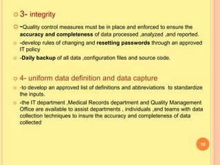 Hospital data management and its usesto enhance the uses of data. | PPT