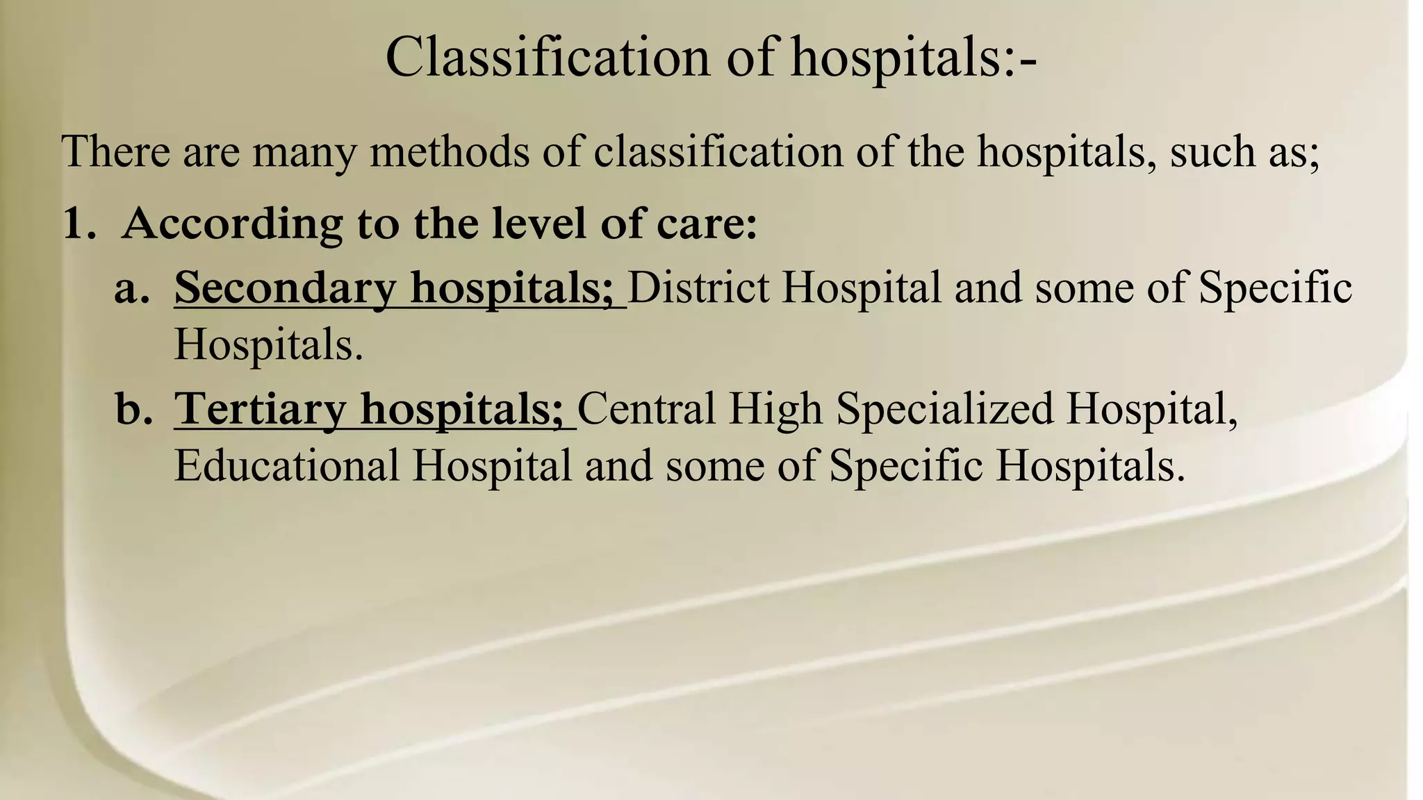 Hospital design | PPTX