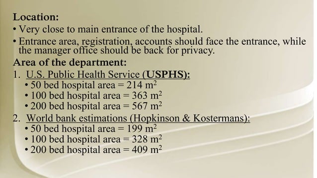 Hospital design | PPTX | Infectious Diseases | Diseases and Conditions
