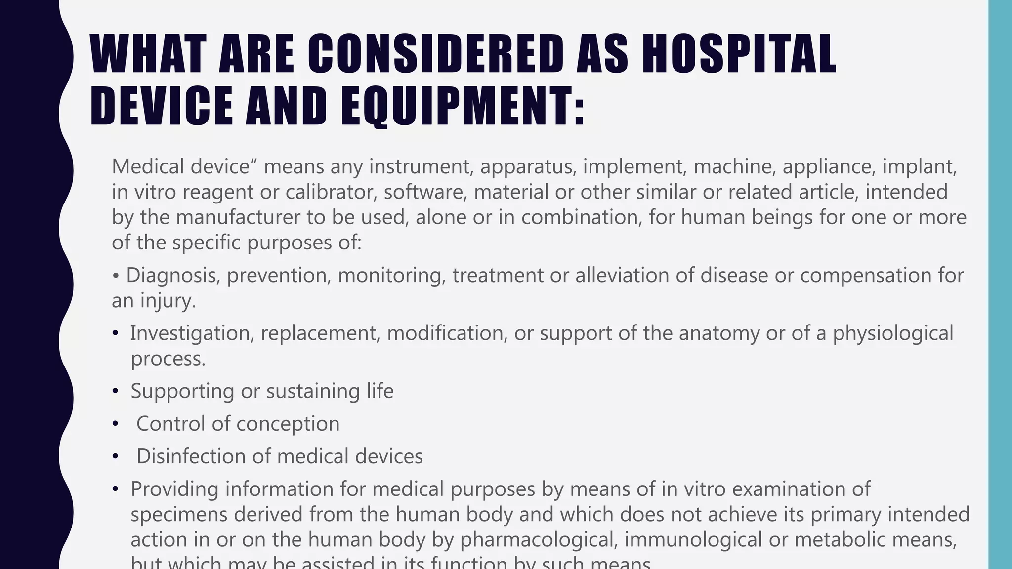 Hospital device and equipment safety ppt | PPTX