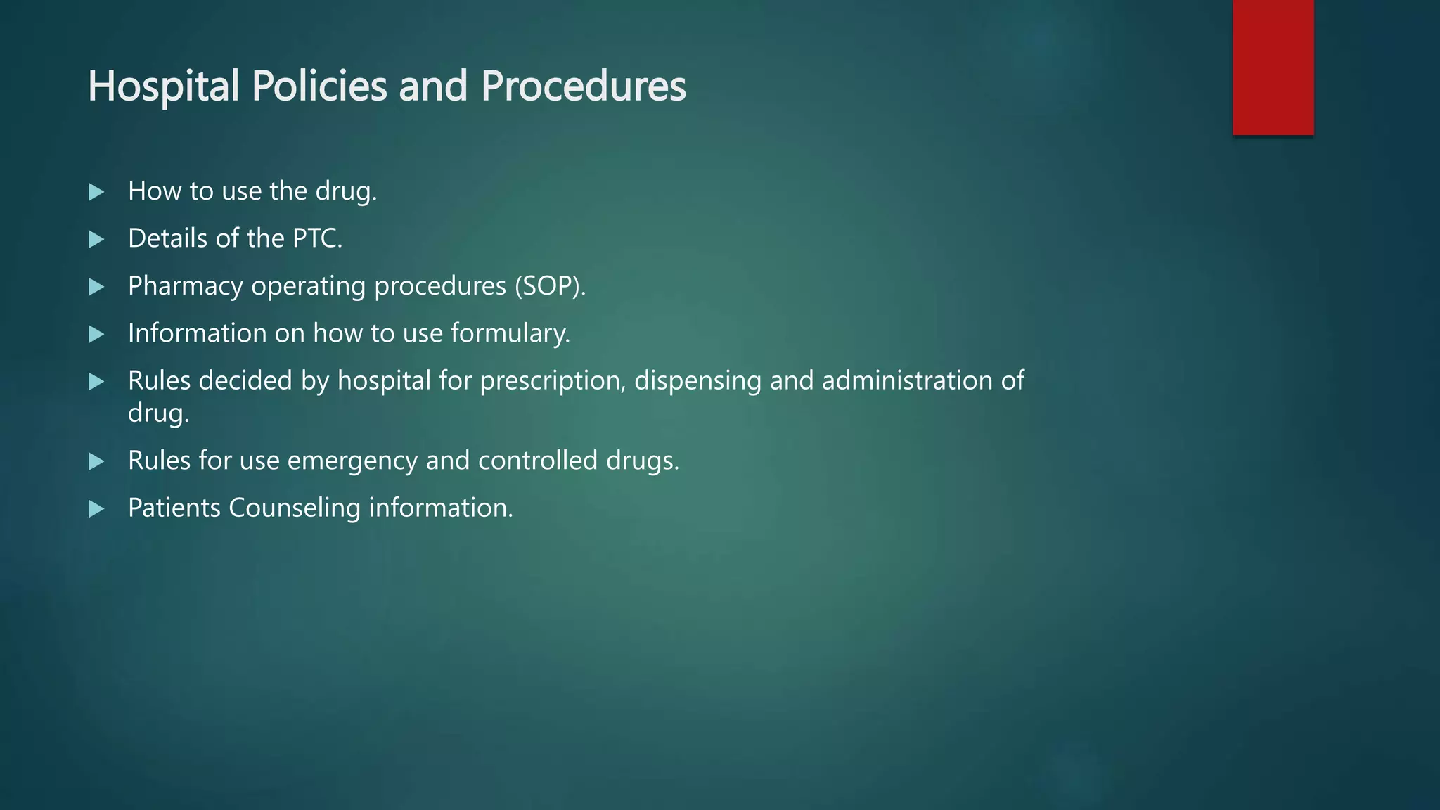 HOSPITAL DRUG POLICY.pptx