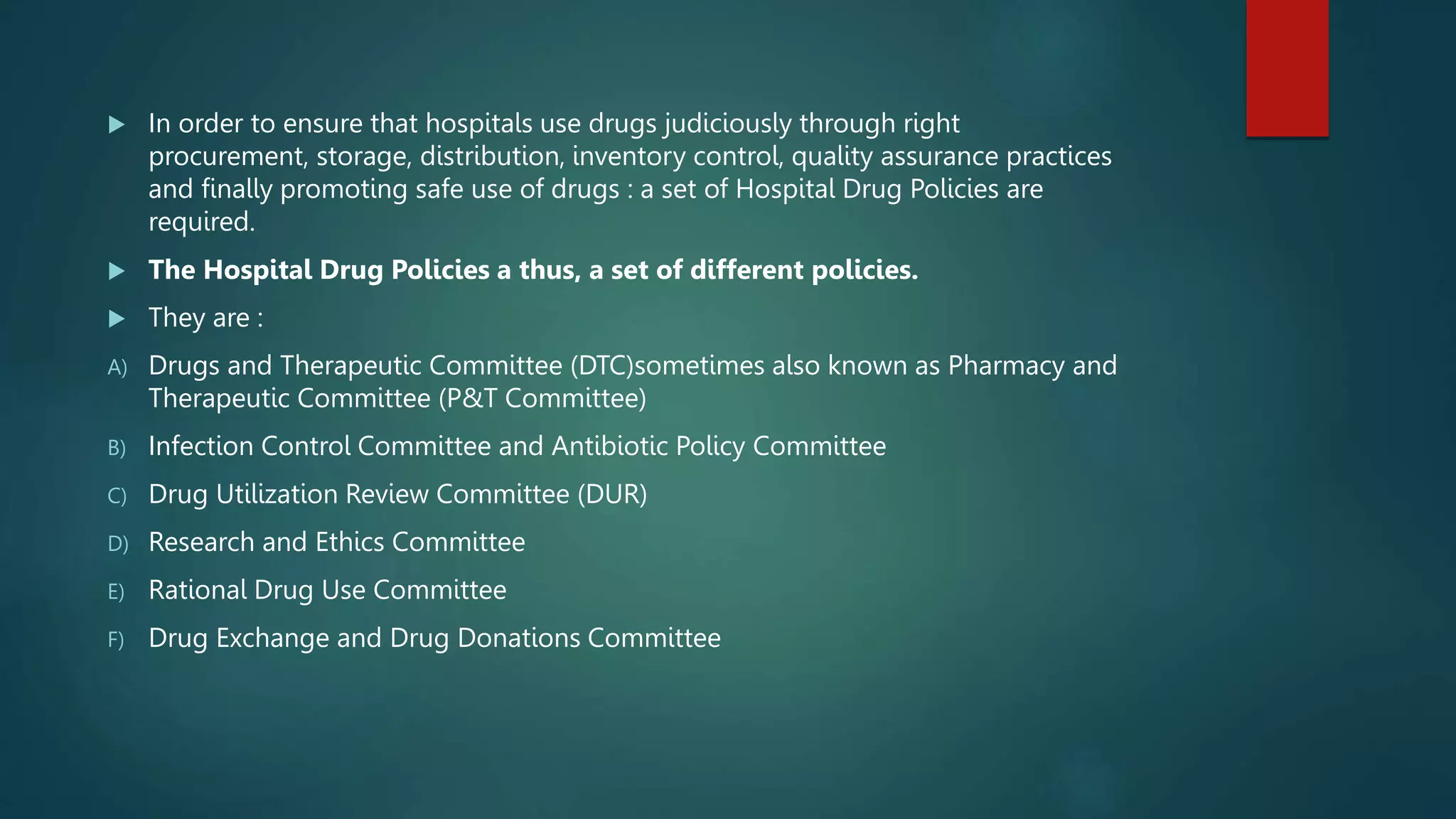 HOSPITAL DRUG POLICY.pptx