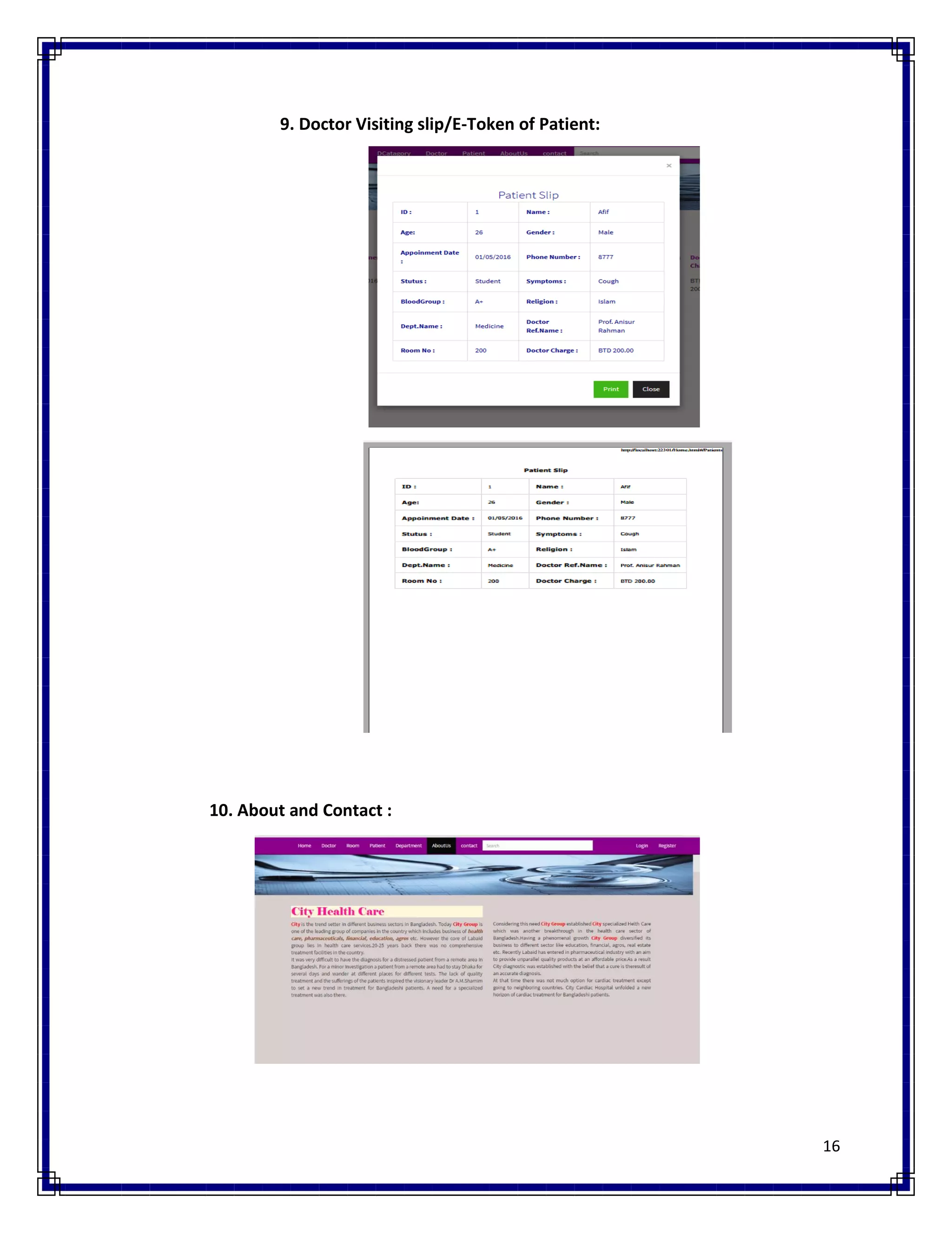 Hospital E-Token Management(outdoor) | PDF