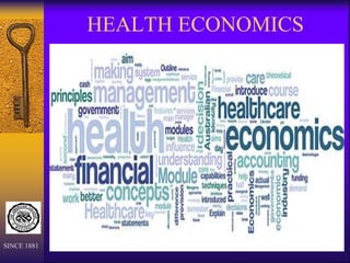 Dr.C.Muthuraja's Presentation on 'Hospital Economics' | PPT