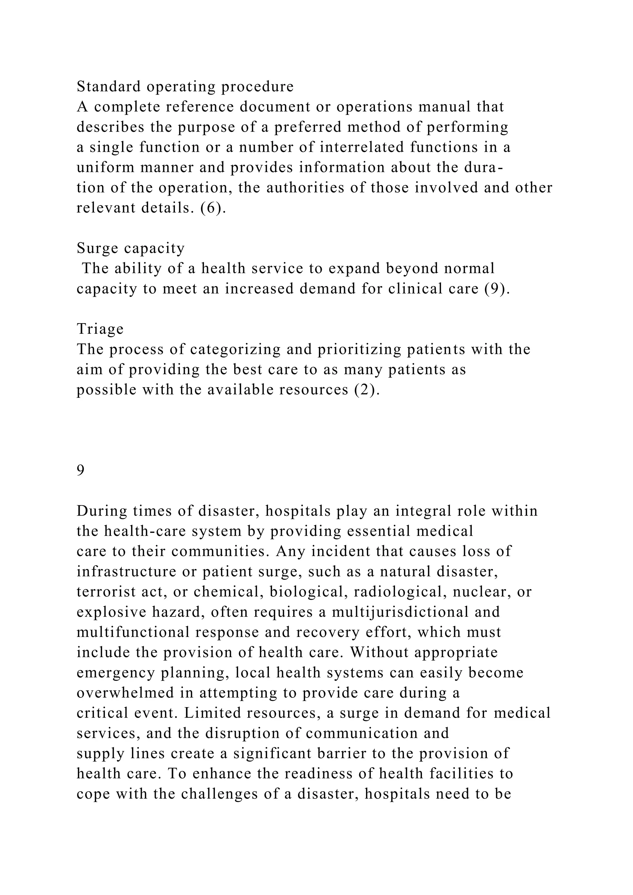 Hospital emergency response checklist An all-hazards too.docx