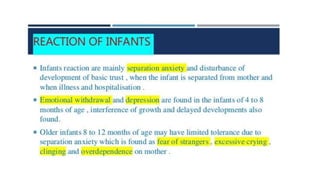 Hospital environment for a sick child | PPTX