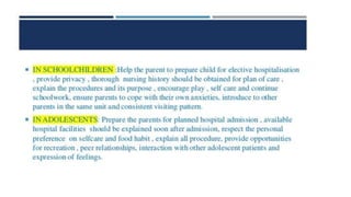 Hospital environment for a sick child | PPTX