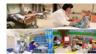 Hospital environment for a sick child | PPTX