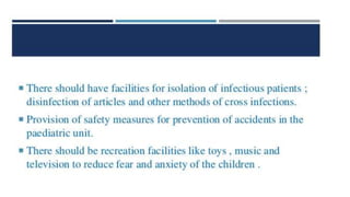 Hospital environment for a sick child | PPTX