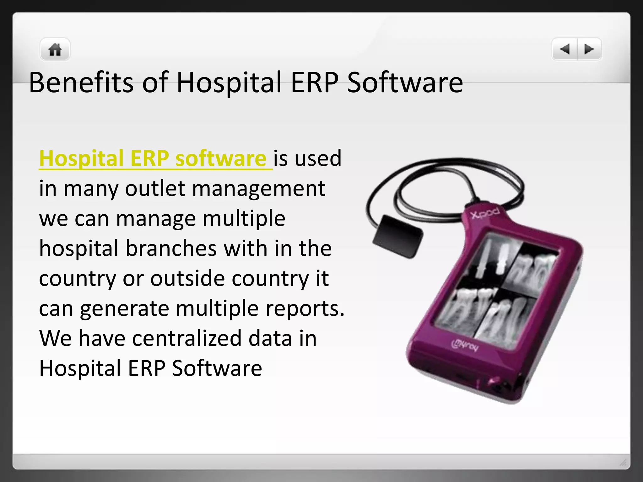 Hospital erp software | PDF