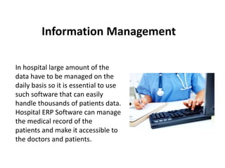 Hospital erp software | PPTX