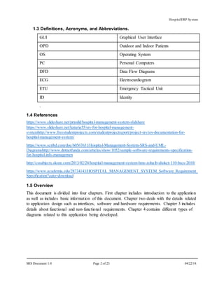 Hospital erp system | DOCX