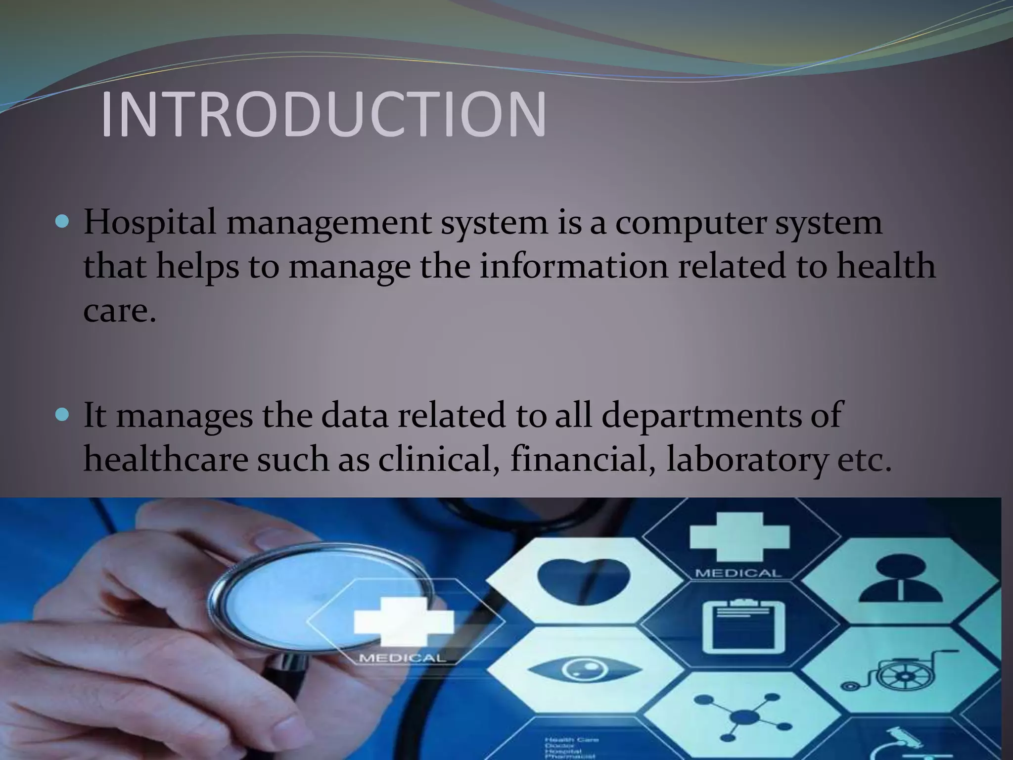 hospital management system ppt | PPTX