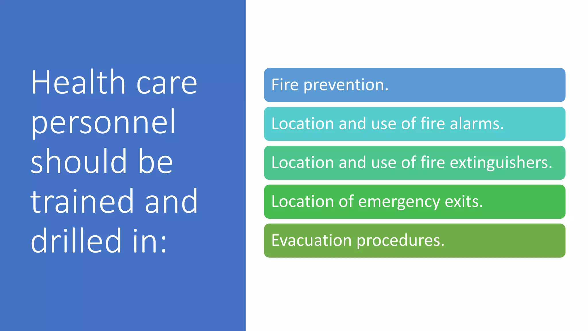 Hospital fire safety | PPTX