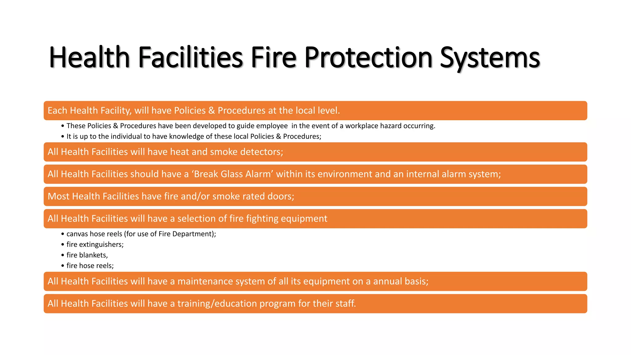Hospital fire safety | PPTX