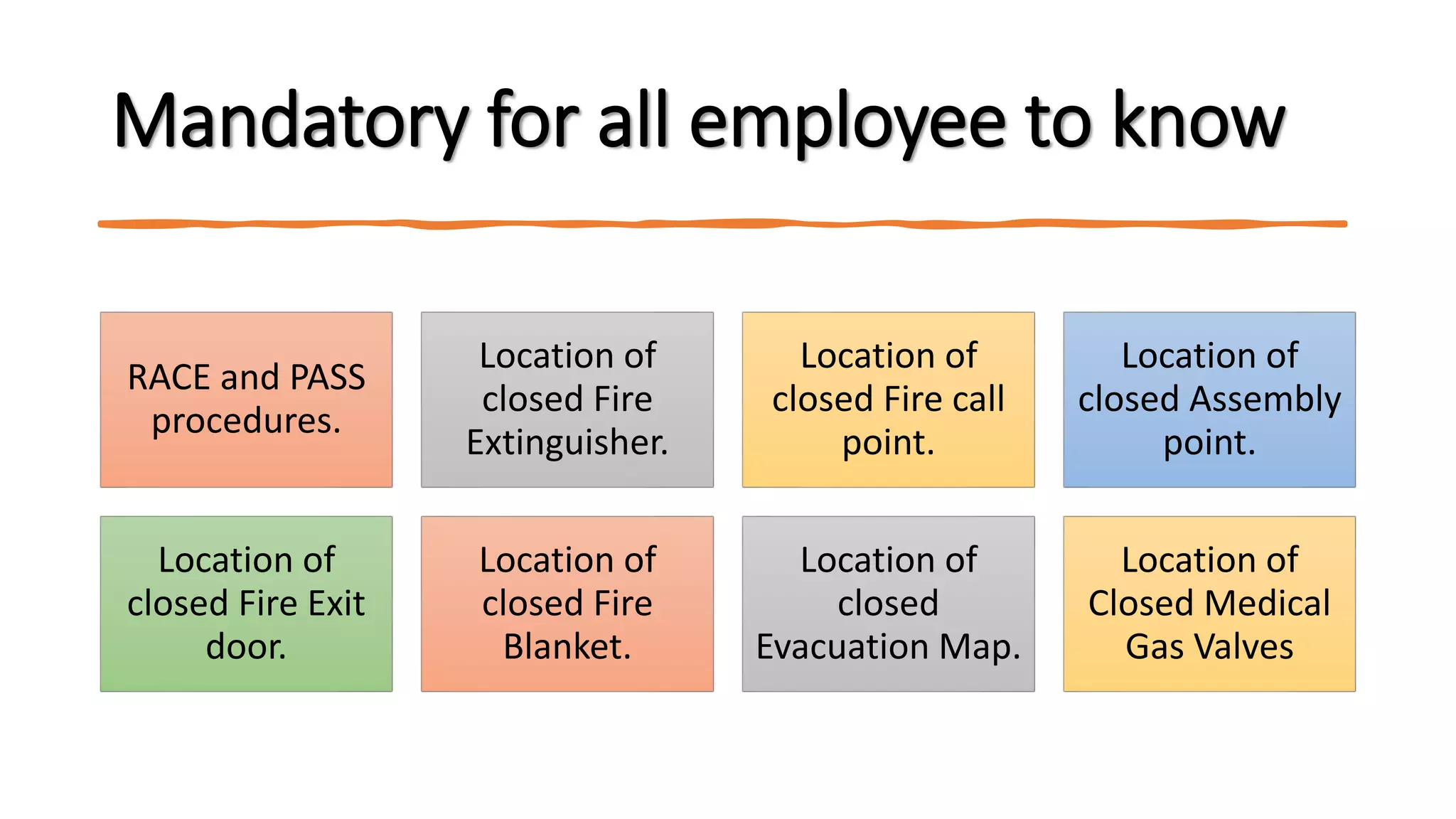 Hospital fire safety | PPTX