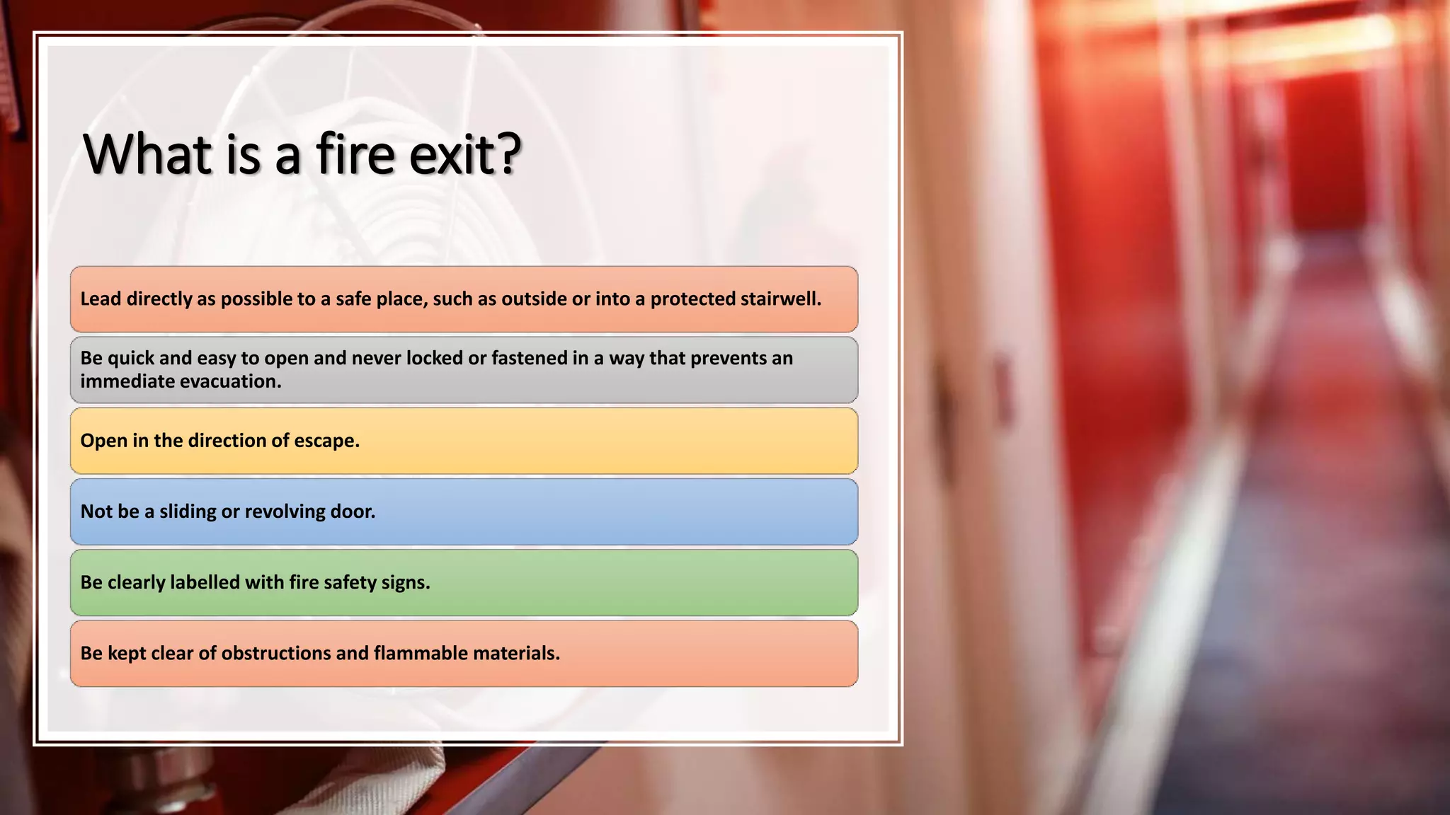 Hospital fire safety | PPTX
