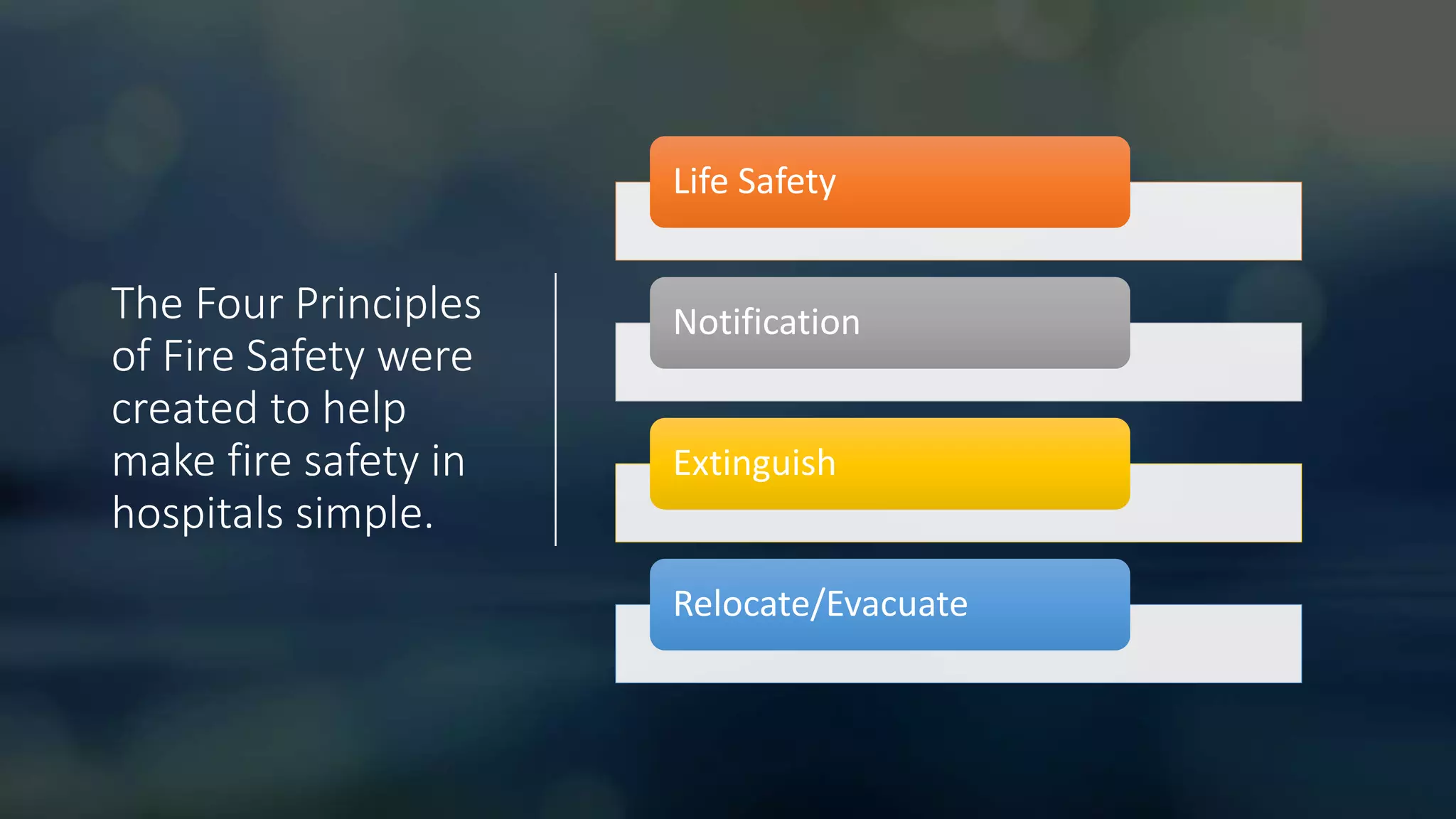 Hospital fire safety | PPTX