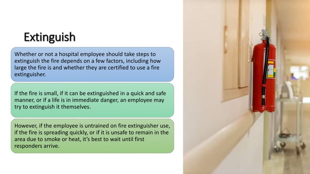 Hospital fire safety | PPTX | First Aid | Injuries