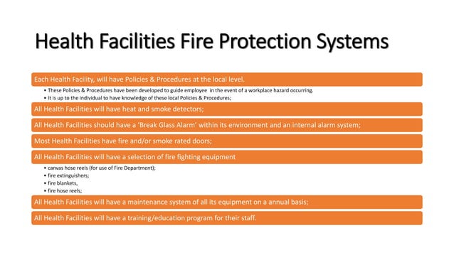 Hospital fire safety | PPTX | First Aid | Injuries