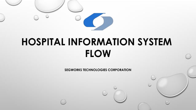 Hospital Information System flow for Public Hospitals | PPTX