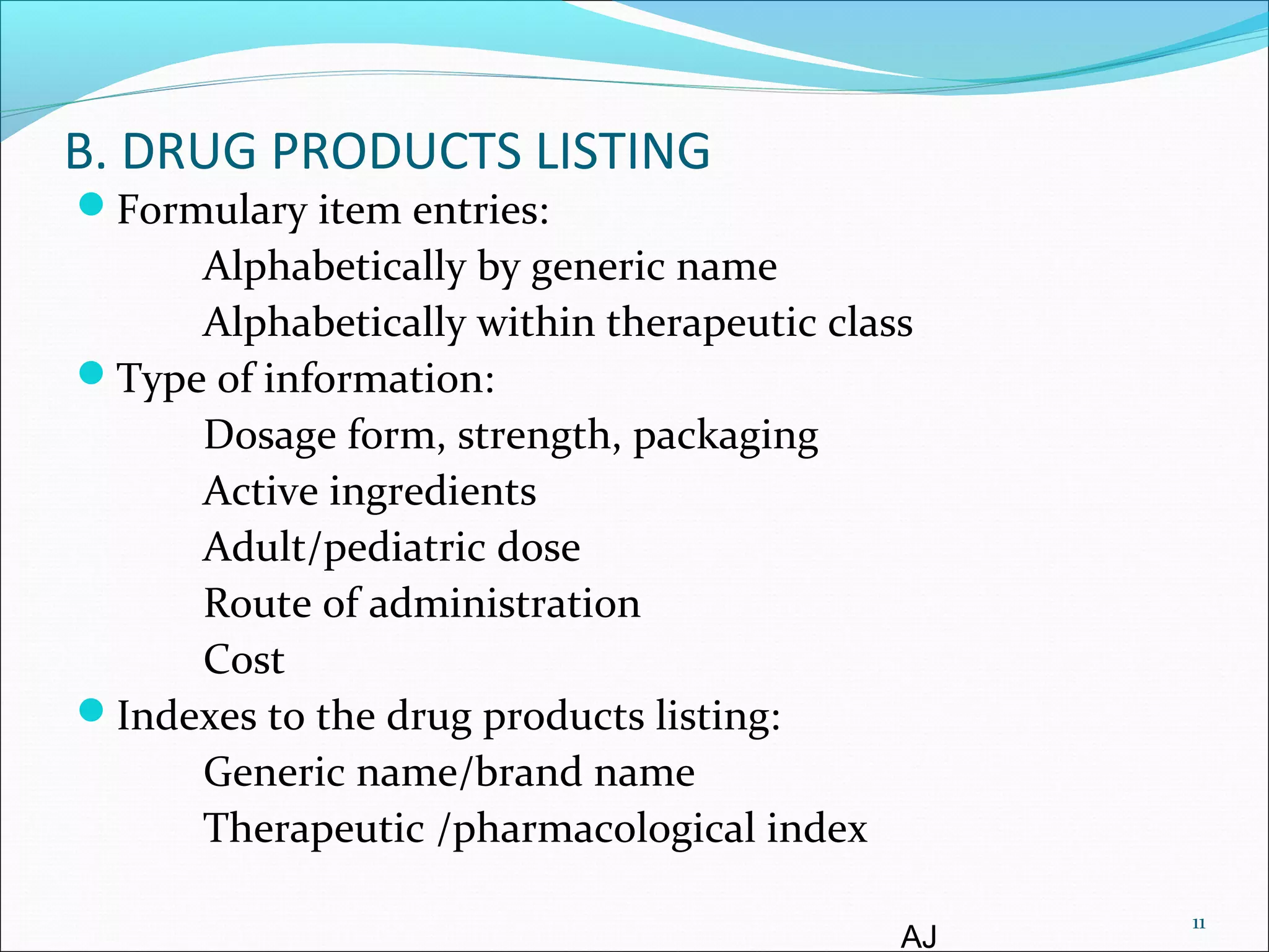 Hospital formulary | PPT