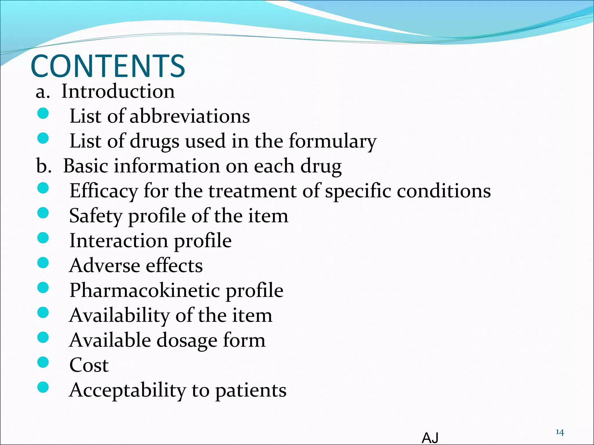 Hospital formulary | PPT