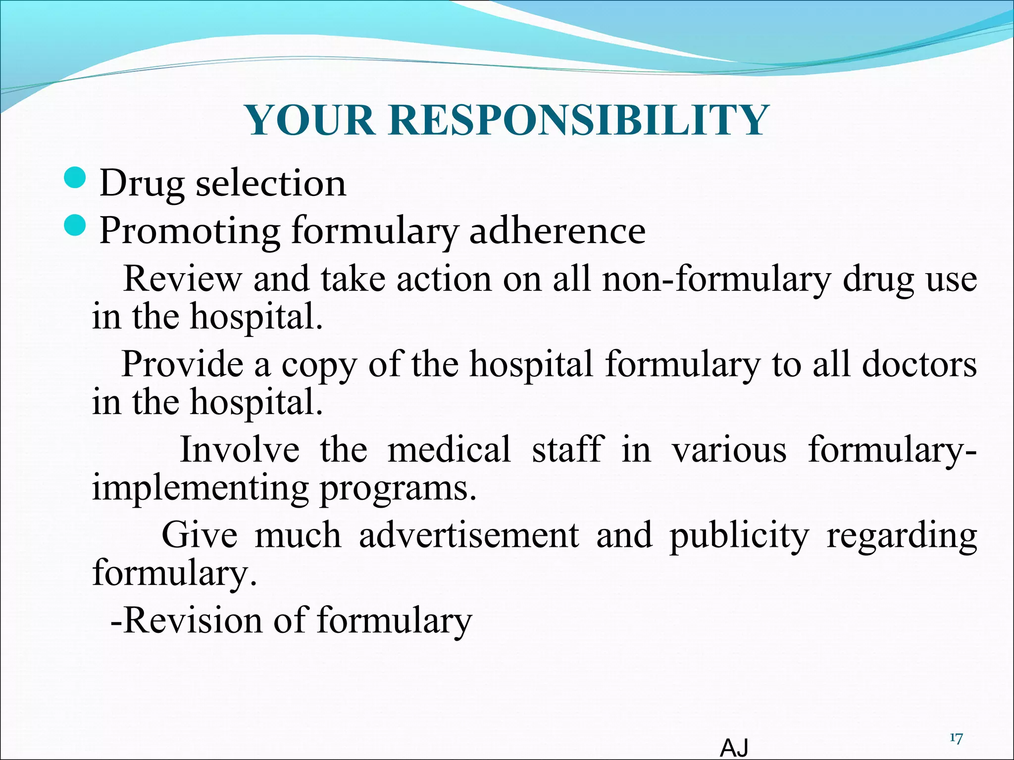 Hospital formulary | PPT