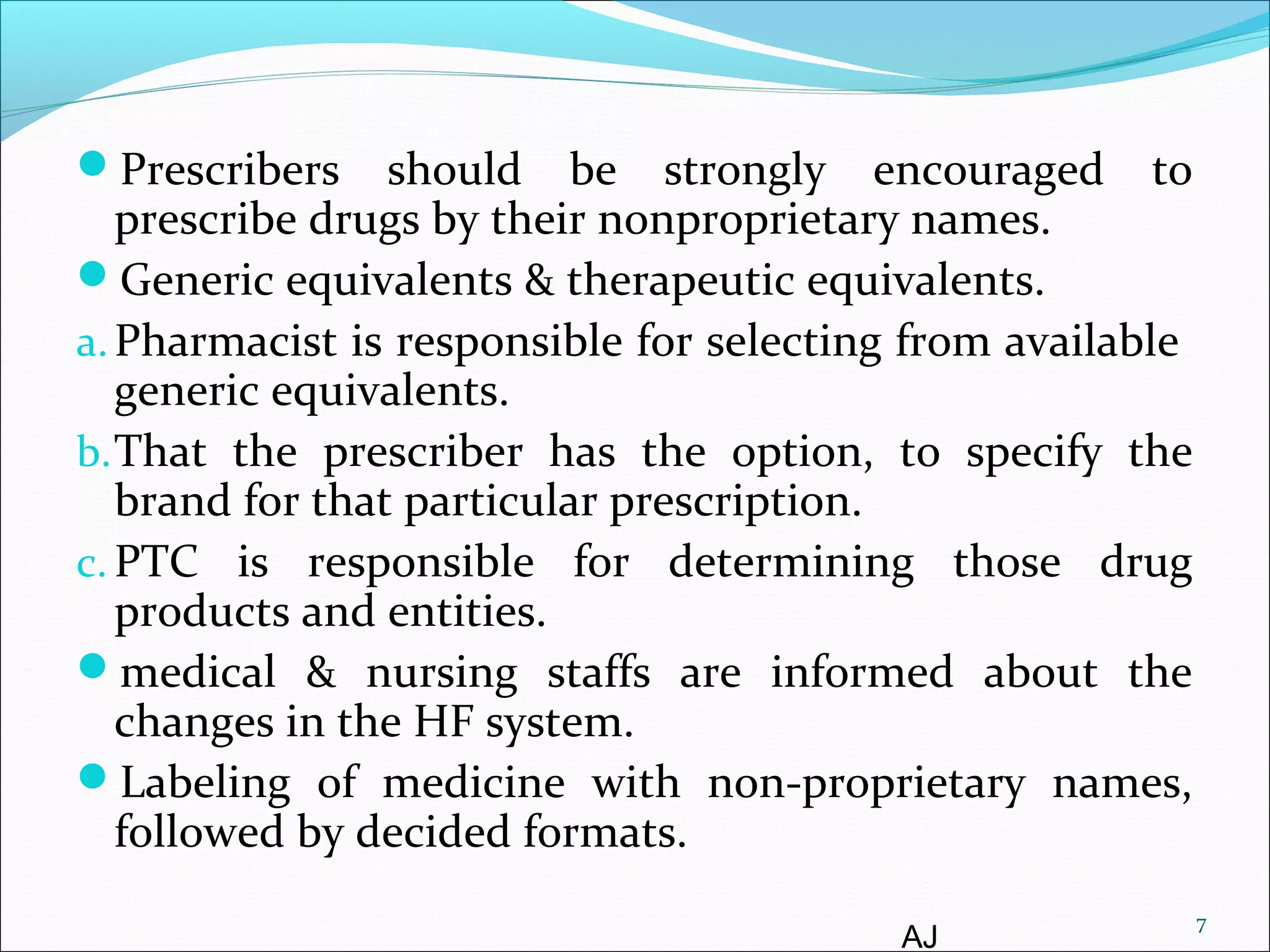 Hospital formulary | PPT