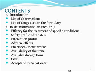 Hospital formulary | PPT