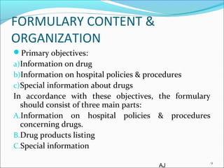 Hospital formulary | PPT
