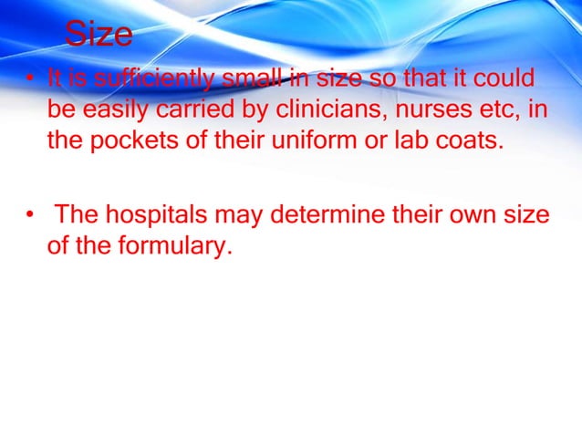 Hospital formulary | PPT