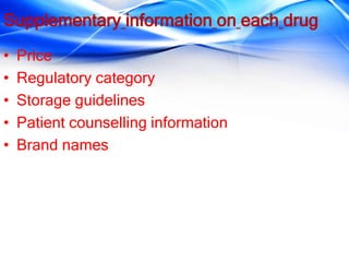 Hospital formulary | PPTX