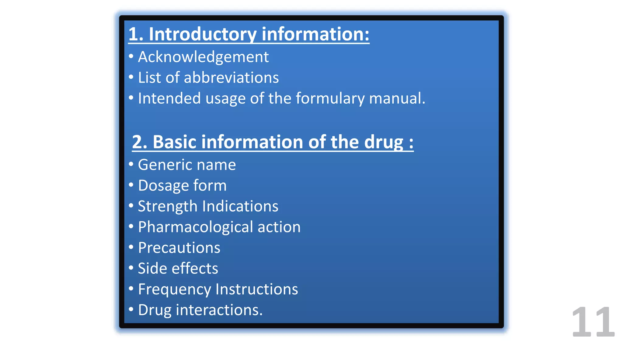 Hospital formulary | PPTX