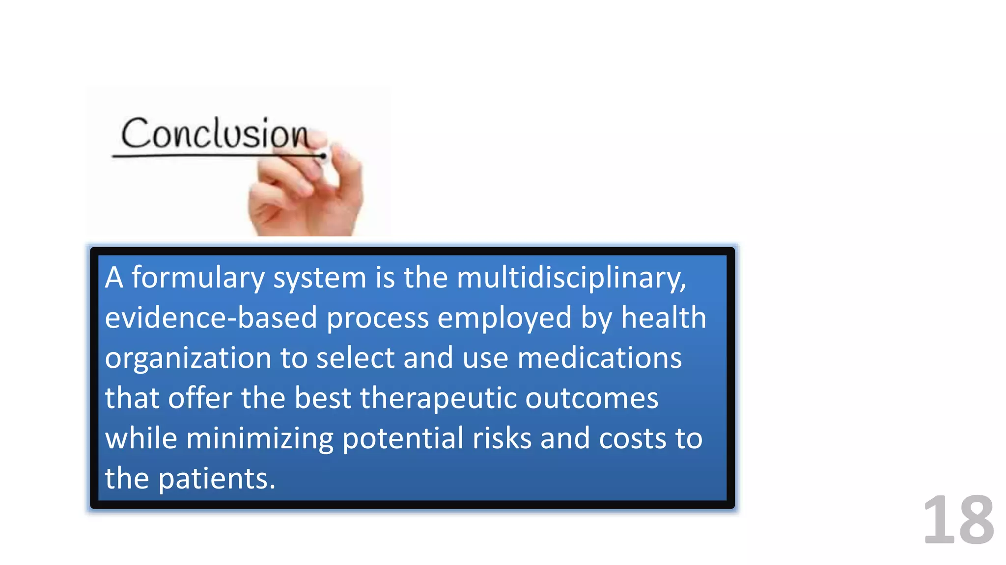 Hospital formulary | PPTX