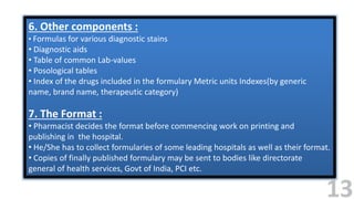 Hospital formulary | PPTX