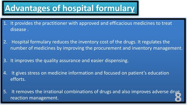 Hospital formulary | PPT