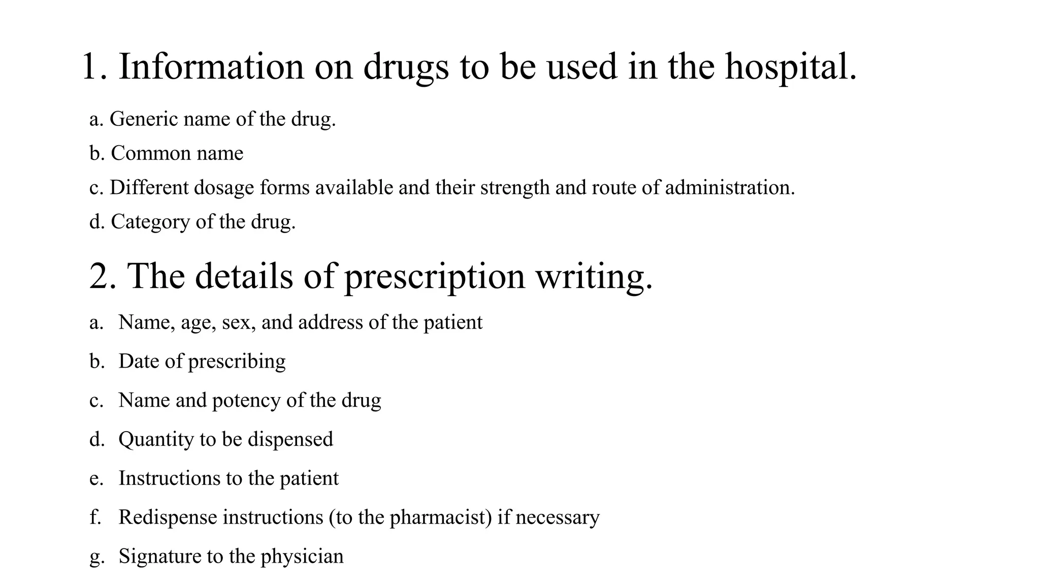 Hospital formulary | PPTX