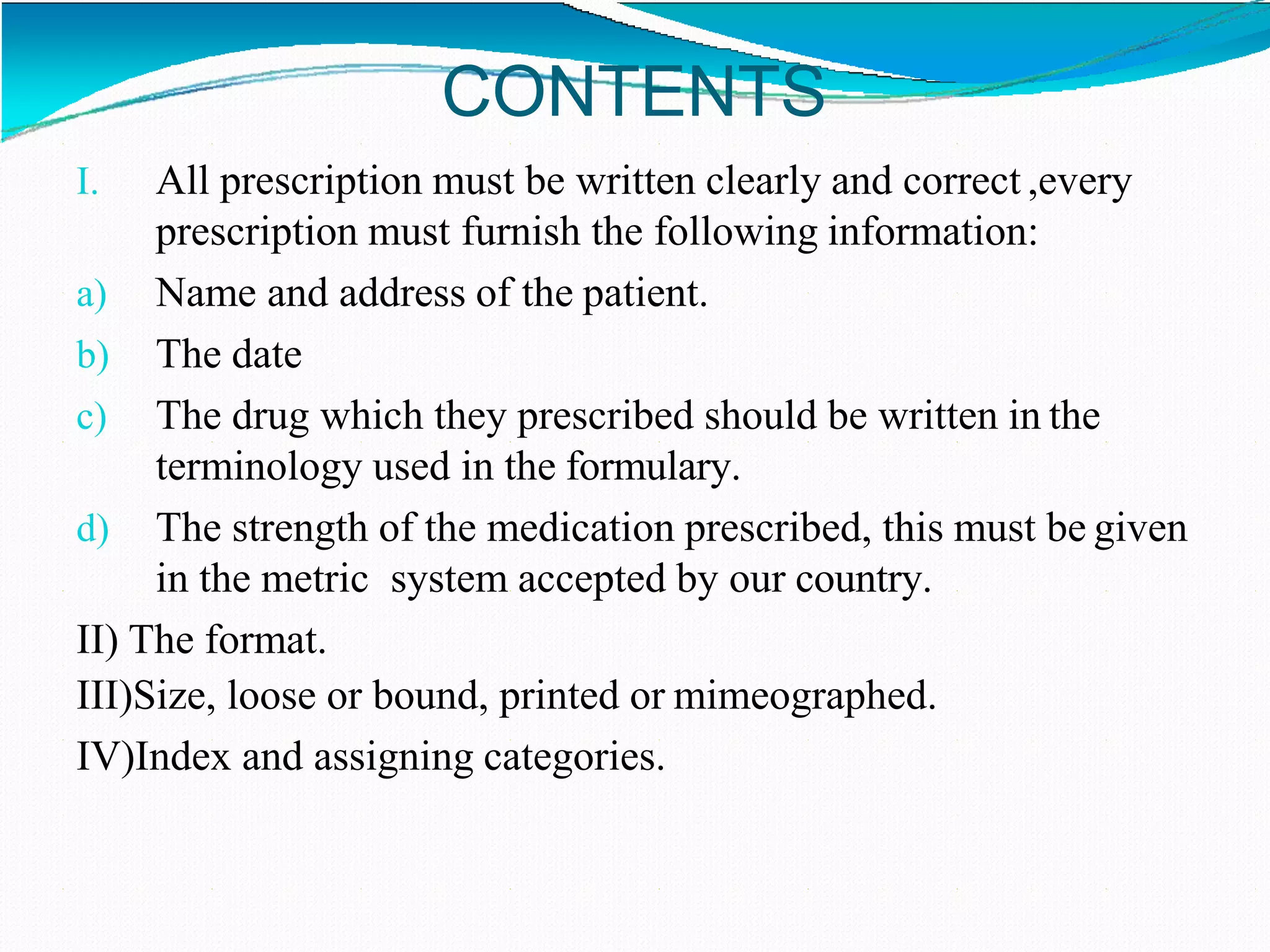 Hospital formulary | PPTX