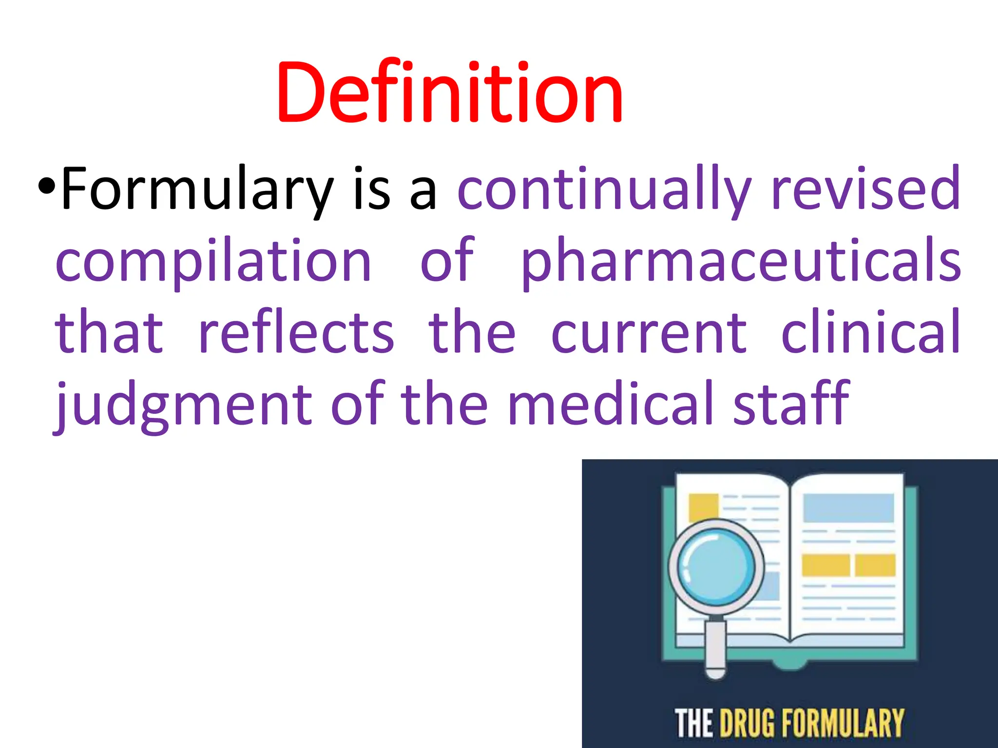 Hospital Formulary.ppt | Pharmaceutical Industry | Industries
