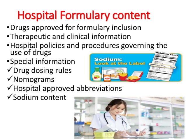 Hospital Formulary.ppt | Pharmaceutical Industry | Industries