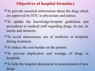 Hospital Formulary. pptx | PPTX | Pharmaceutical Industry | Industries