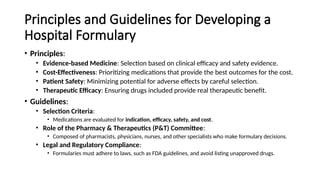 Optimizing Hospital Formulary Management | PPT