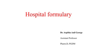 Hospital formulary pharmacy practice.pptx