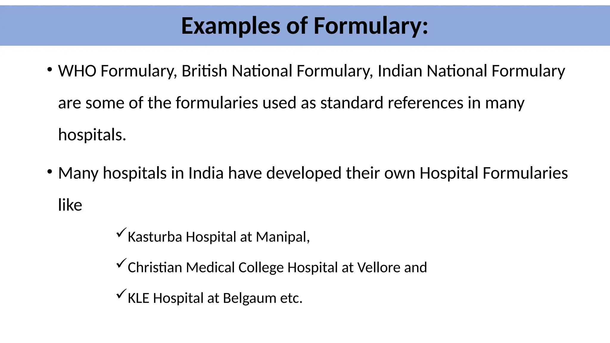 Hospital Formulary Development in hospital .pptx