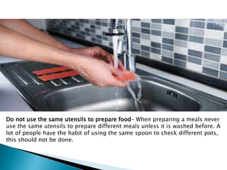 Food safety and hygiene in kitchen | PPTX